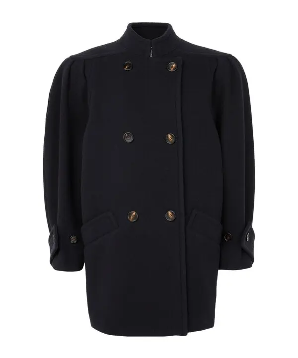 Chloé Short Double-breasted Coat