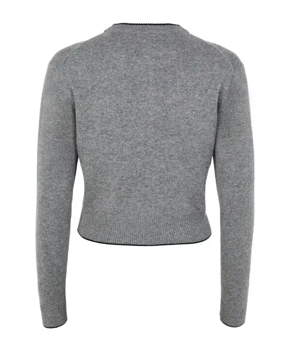 Chloé Cardigan With Logo On Chest