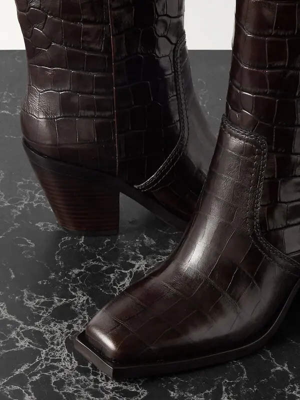 LOEFFLER RANDALL High-heeled Denim Boots