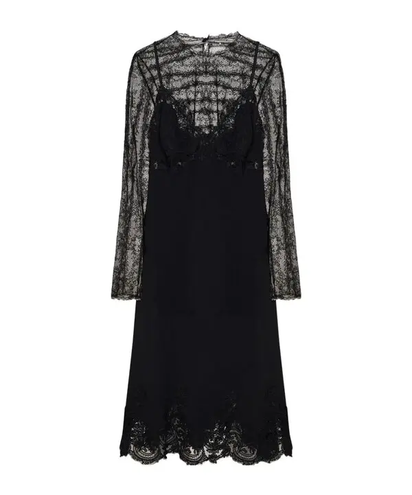 Ermanno Scervino Long-sleeved Dress