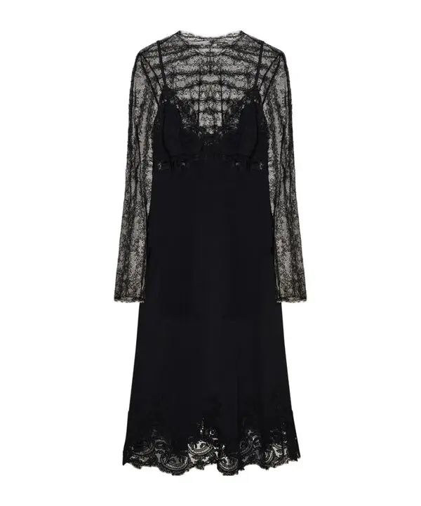Ermanno Scervino Long-sleeved Dress