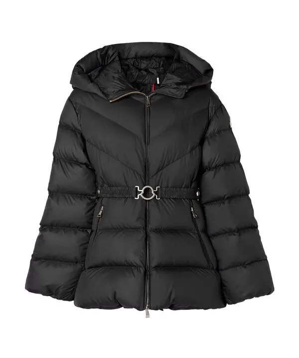 Moncler Quilted Jacket With Belt