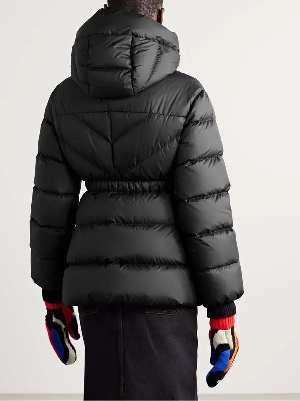 Moncler Quilted Jacket With Belt
