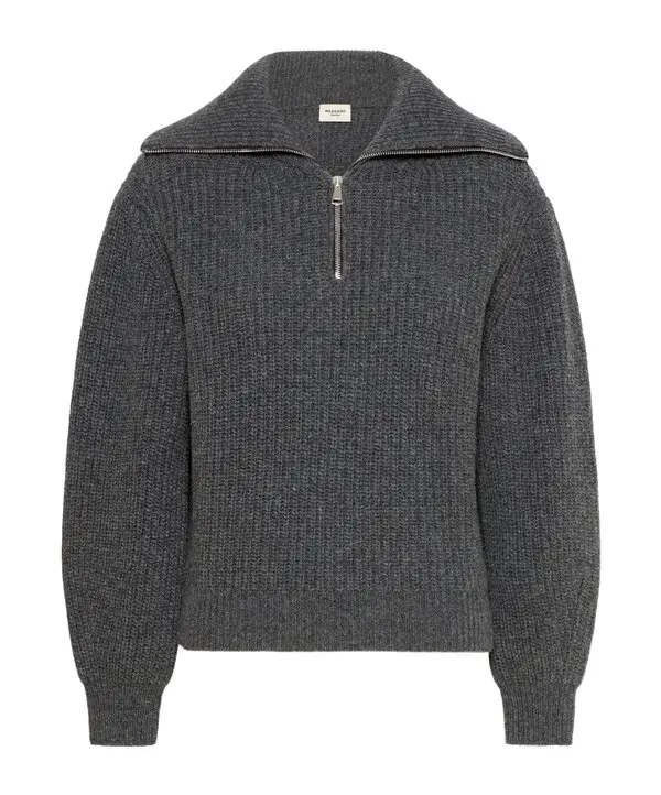 Max Mara Wool Quarter Zip Sweater