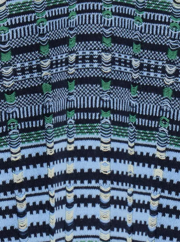 Drole De Monsieur Patterned Long-sleeve Sweater
