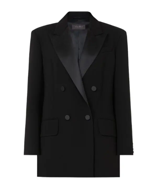 Max Mara Double-breasted Lightweight Cady Blazer
