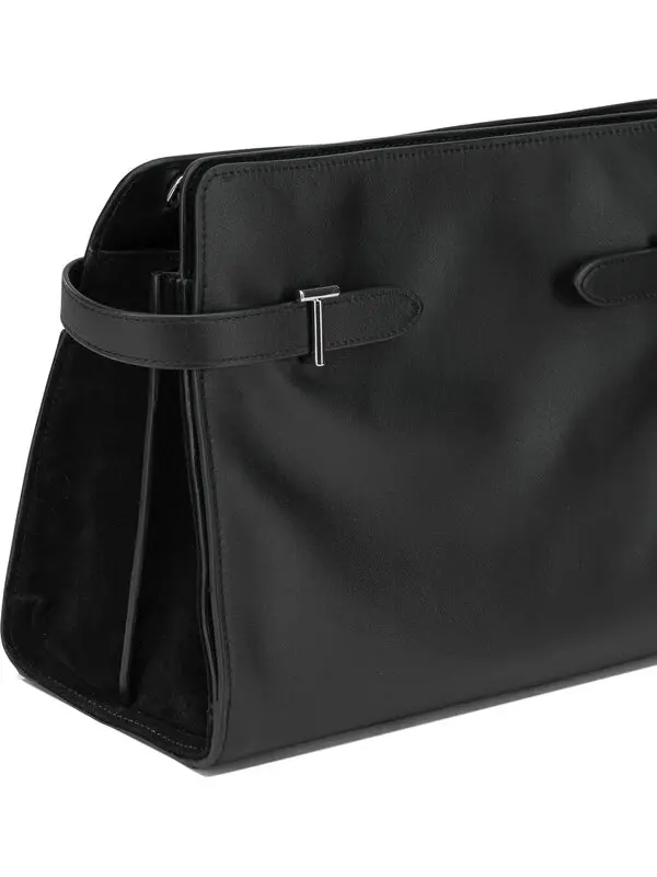 LE TANNEUR Buckle Strap Shoulder Bag
