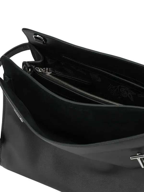 LE TANNEUR Buckle Strap Shoulder Bag