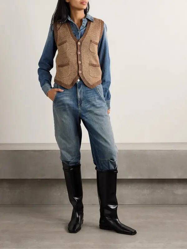 Ralph Lauren Textured Knit Vest