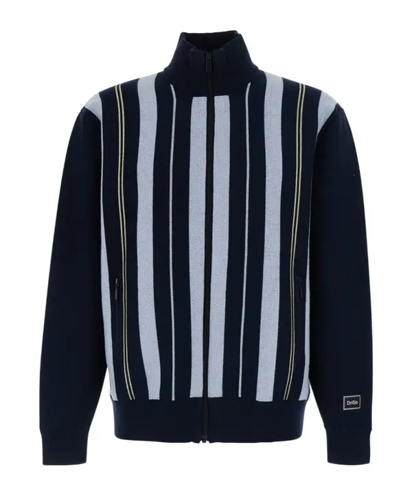 Drole De Monsieur Drôle De Kitt Wool Zip-up Knitted Sweater