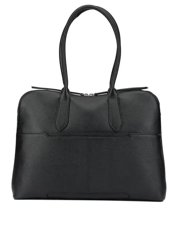 LE TANNEUR Structured Zip Shoulder Bag