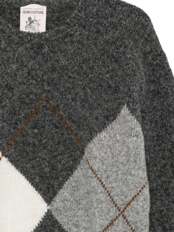 SEMICOUTURE Semi Couture Keira Argyle Knitted Sweater