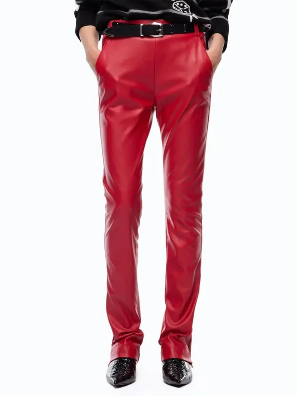 Pinko High-shine Flared Trousers