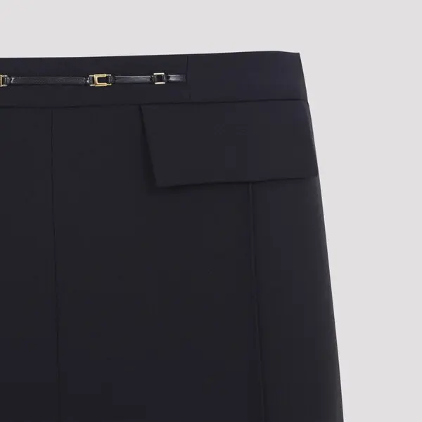 Elisabetta Franchi Trousers In Double-layer Stretch Crêpe