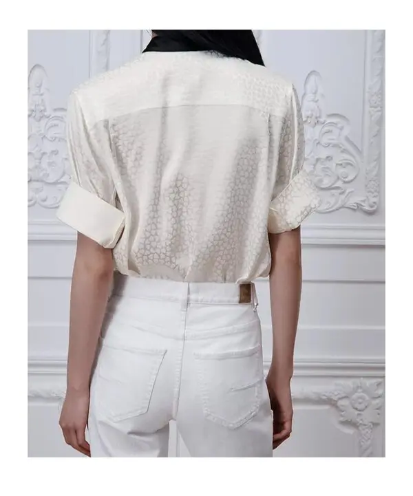 Dior Blouse With Tied Collar