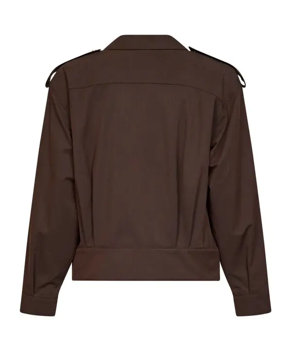 Co Belted Double-breasted Jacket - No