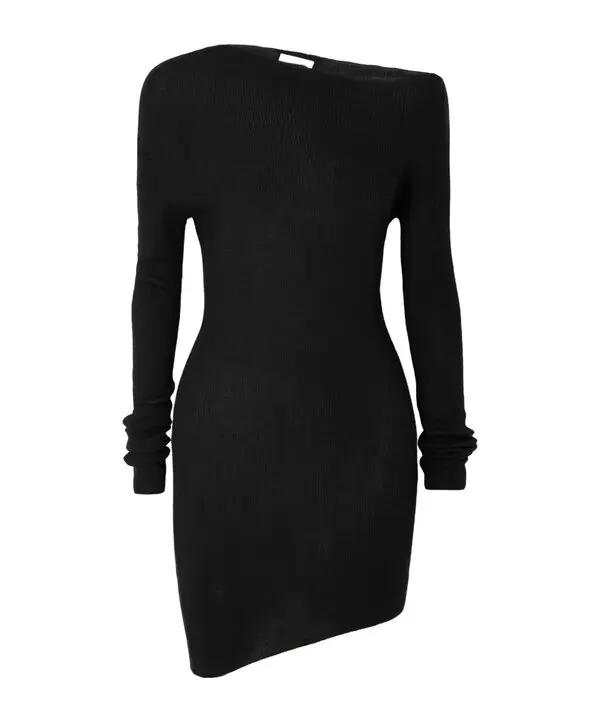 Le Kasha Slim-fit Hem Knit Mini Skirt
