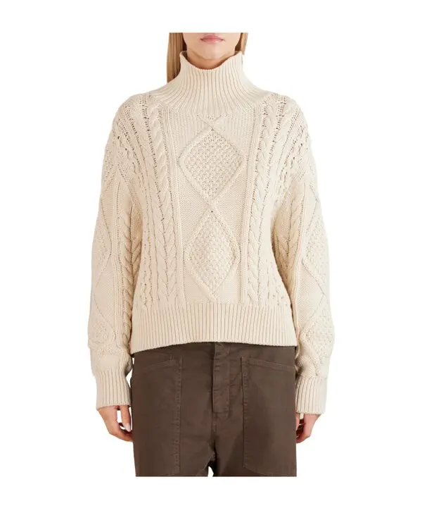 NILI LOTAN Cotton And Cashmere-blend Sweater
