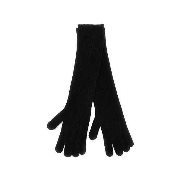 Max Mara Ribbed Knit Gloves