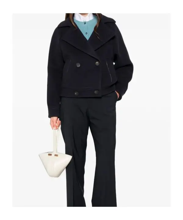 Peserico Double-breasted Wool Coat