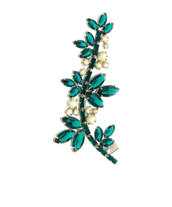 Prada Crystal Flower Brooch