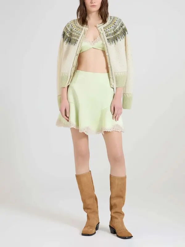 Ermanno Scervino Sequin-embellished Cardigan