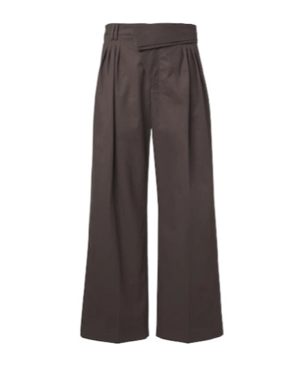 KIKO KOSTADINOV Dieze Cotton Wide-leg Pleated Trousers