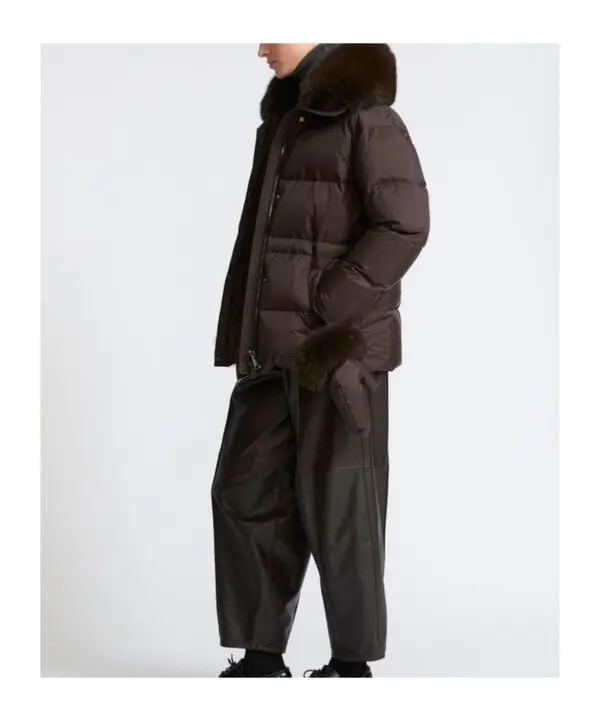 YVES SALOMON Long-sleeved Down Jacket
