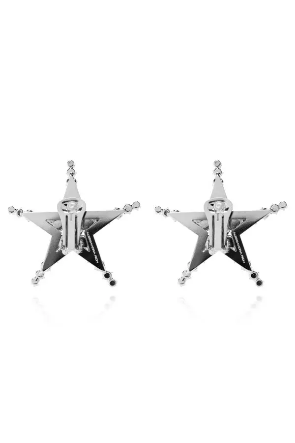 Alessandra Rich Star-shaped Earrings