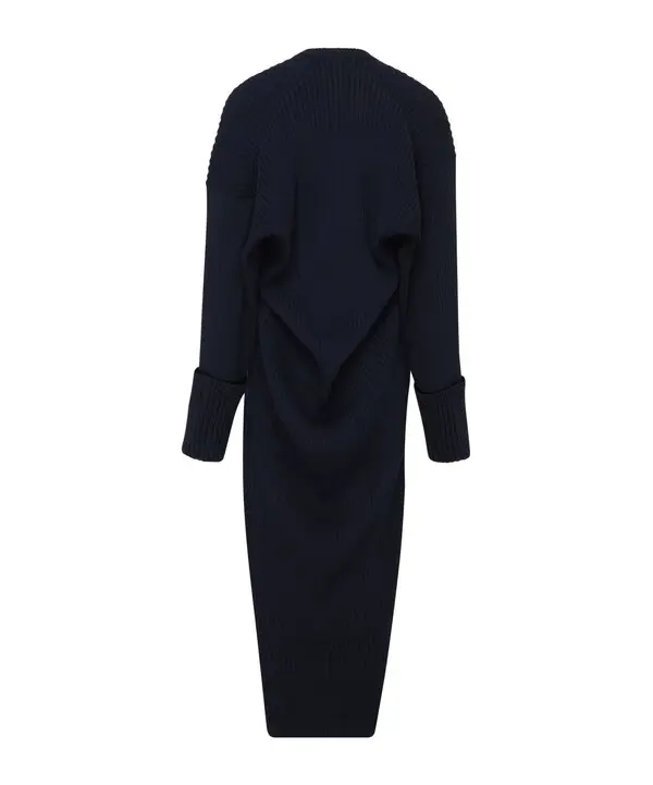 THE ROW V-neck Long Dress