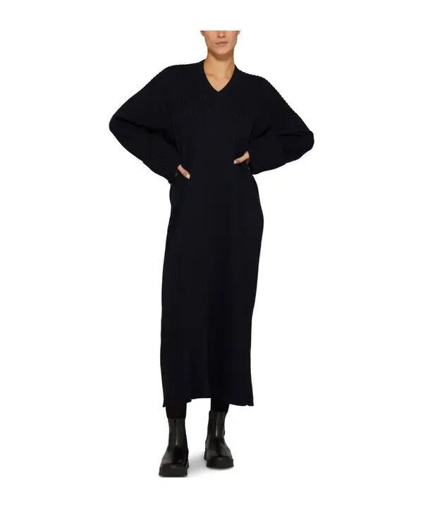 THE ROW V-neck Long Dress
