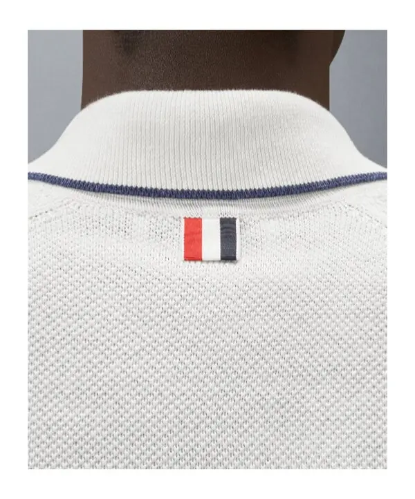 Thom Browne Short Sleeve 4-bar Polo Shirt