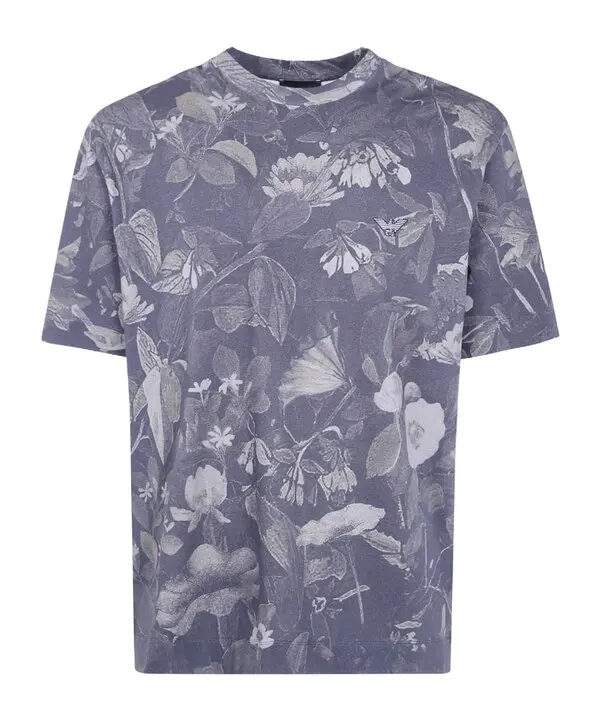 Emporio Armani Pattern-printed Crewneck T-shirt