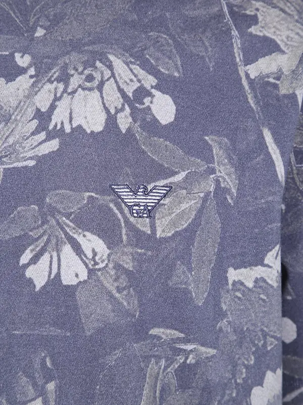 Emporio Armani Pattern-printed Crewneck T-shirt