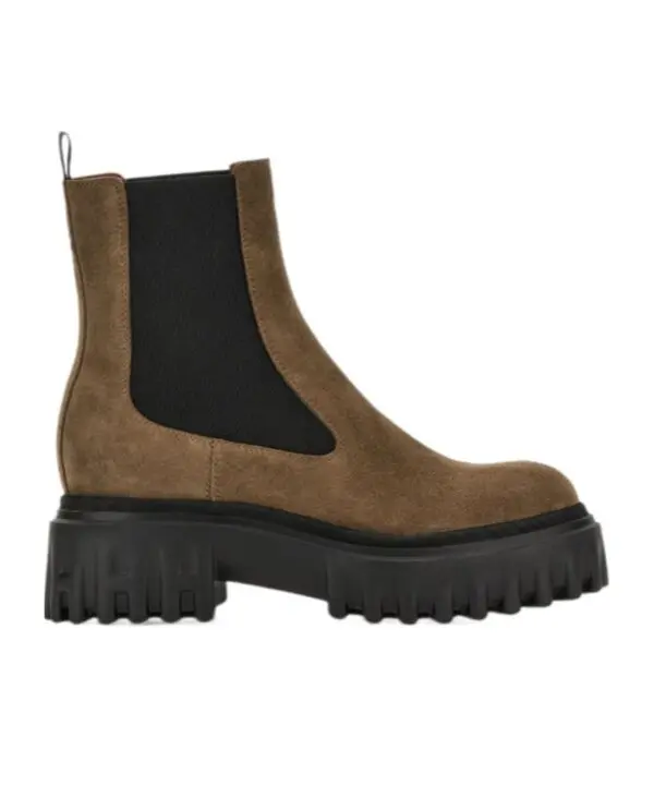 Hogan H700 Chunky Sole Ankle Boots