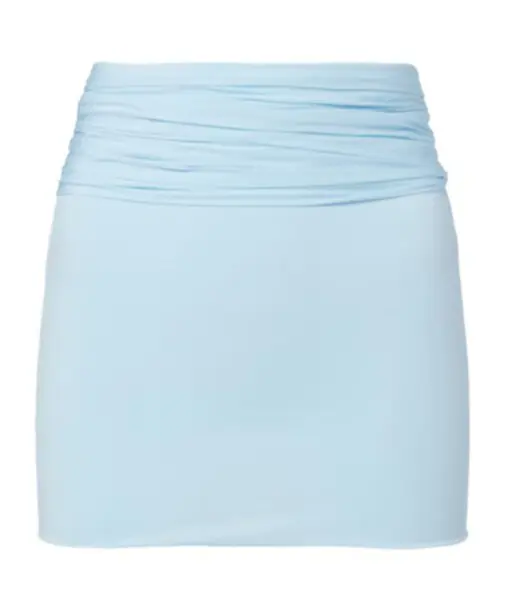 Wardrobe.NYC Ruched Mini Skirt