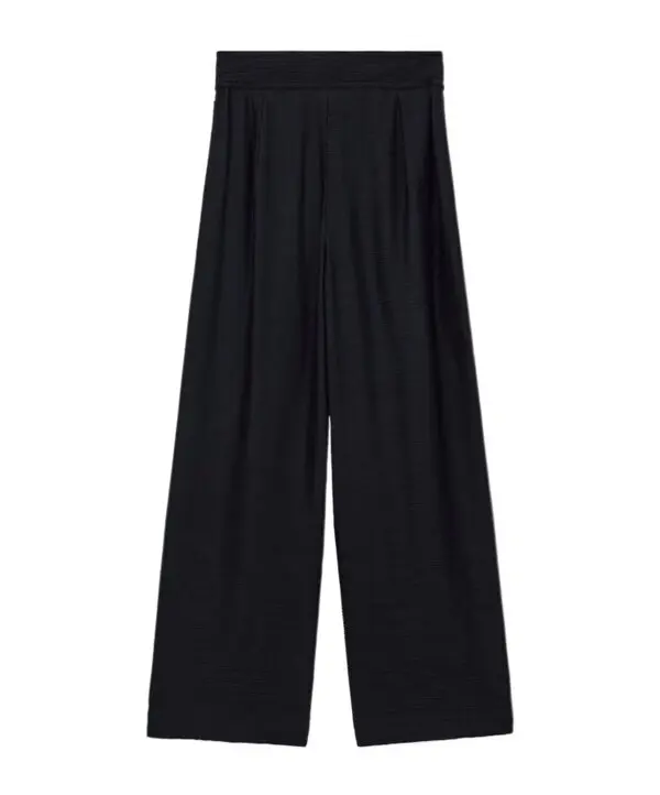 Emporio Armani Pleated Wide-leg Palazzo Trousers