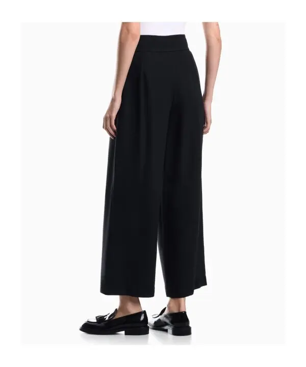 Emporio Armani Pleated Wide-leg Palazzo Trousers