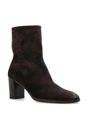 Marsèll Round Toe Chunky Heel Zip Up Boots - Brown