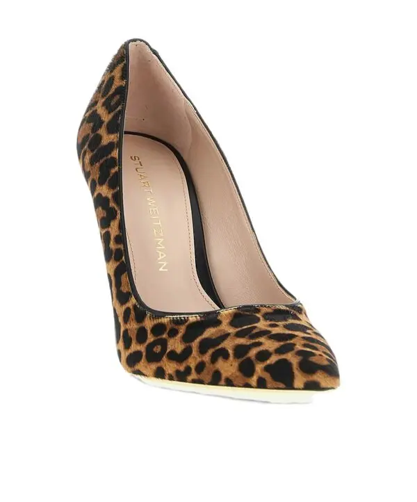 STUART WEITZMAN Leopard Print Stiletto High Heels