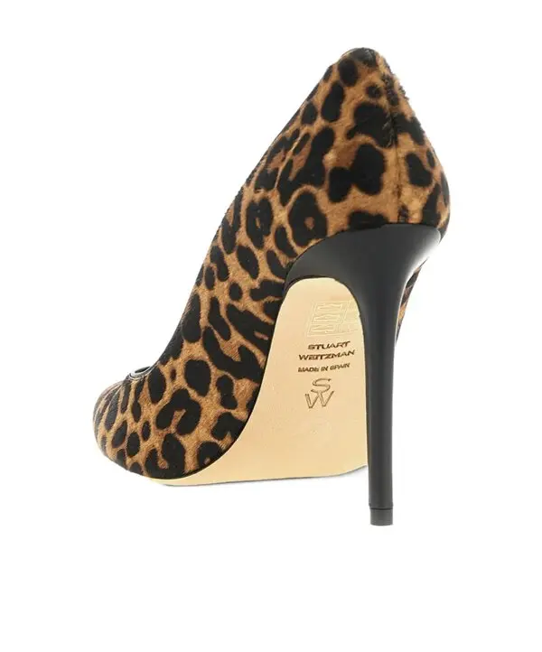 STUART WEITZMAN Leopard Print Stiletto High Heels