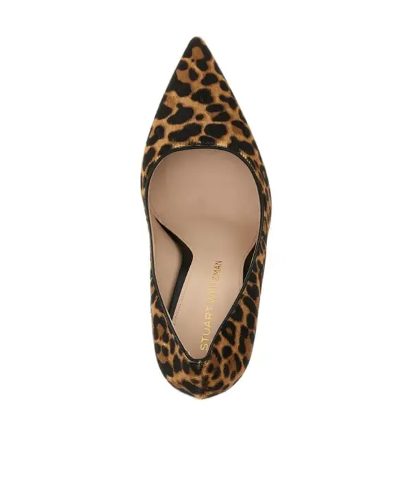 STUART WEITZMAN Leopard Print Stiletto High Heels