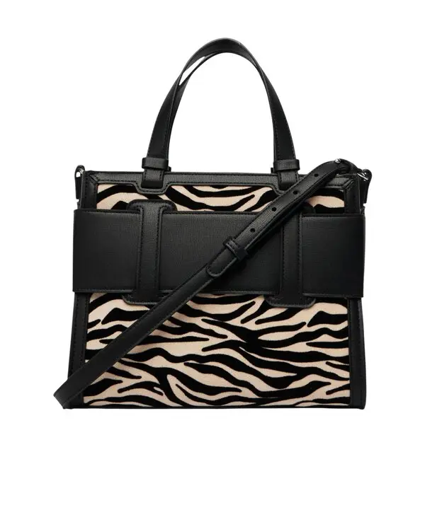 Armani Exchange Animal-print Logo-plaque Tote Bag