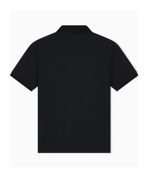 Emporio Armani Jacquard Jersey Polo