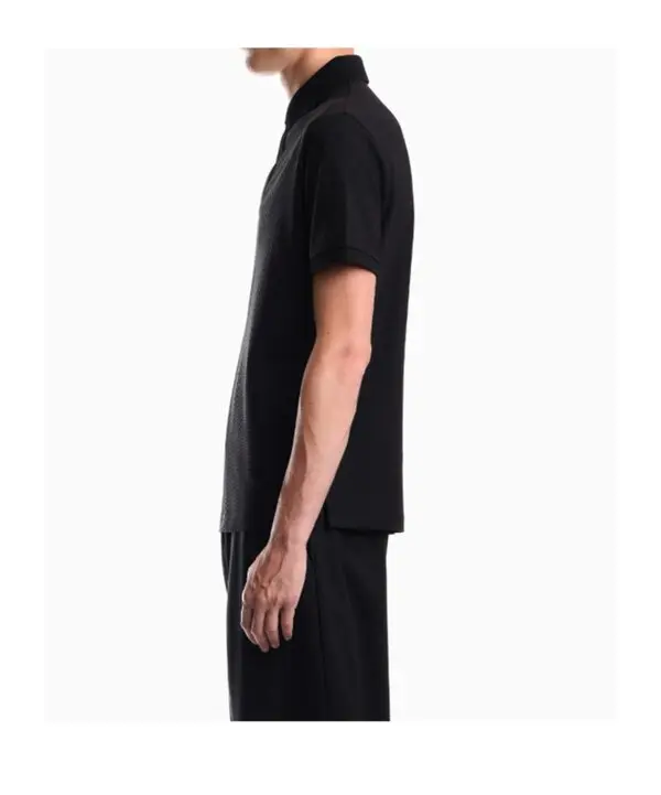 Emporio Armani Jacquard Jersey Polo