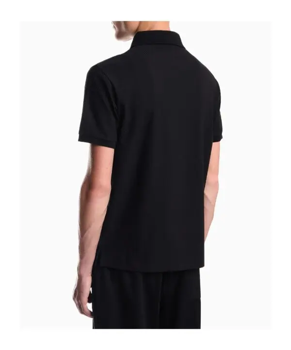 Emporio Armani Jacquard Jersey Polo