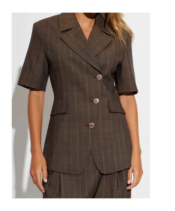 GANNI Short-sleeved Blazer
