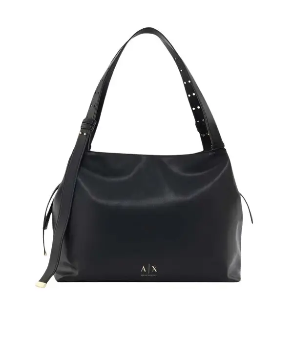 Armani Exchange Logo-plaque Adjustable-strap Shoulder Bag