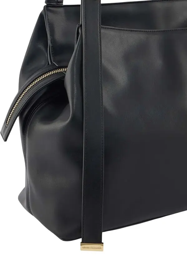 Armani Exchange Logo-plaque Adjustable-strap Shoulder Bag
