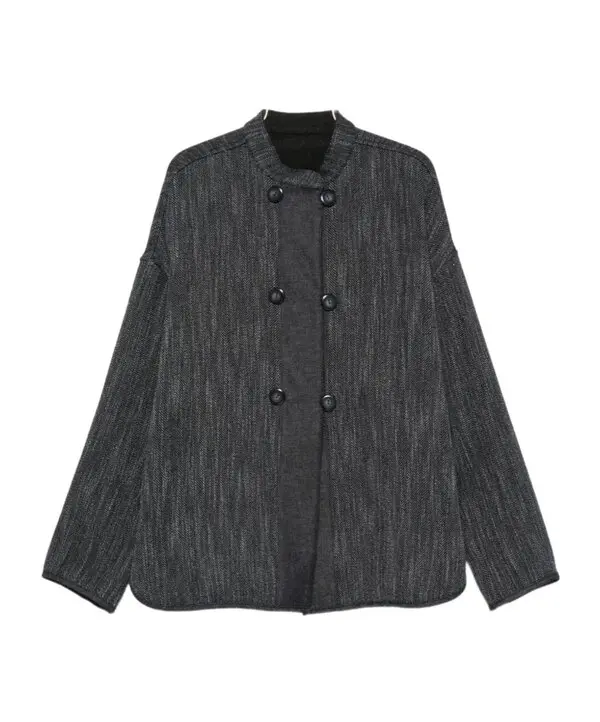 Emporio Armani Double-breasted Herringbone Jacket